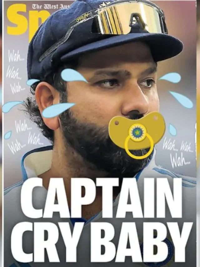 Rohit Sharma Called 'Captain Cry Baby' by Australian Media