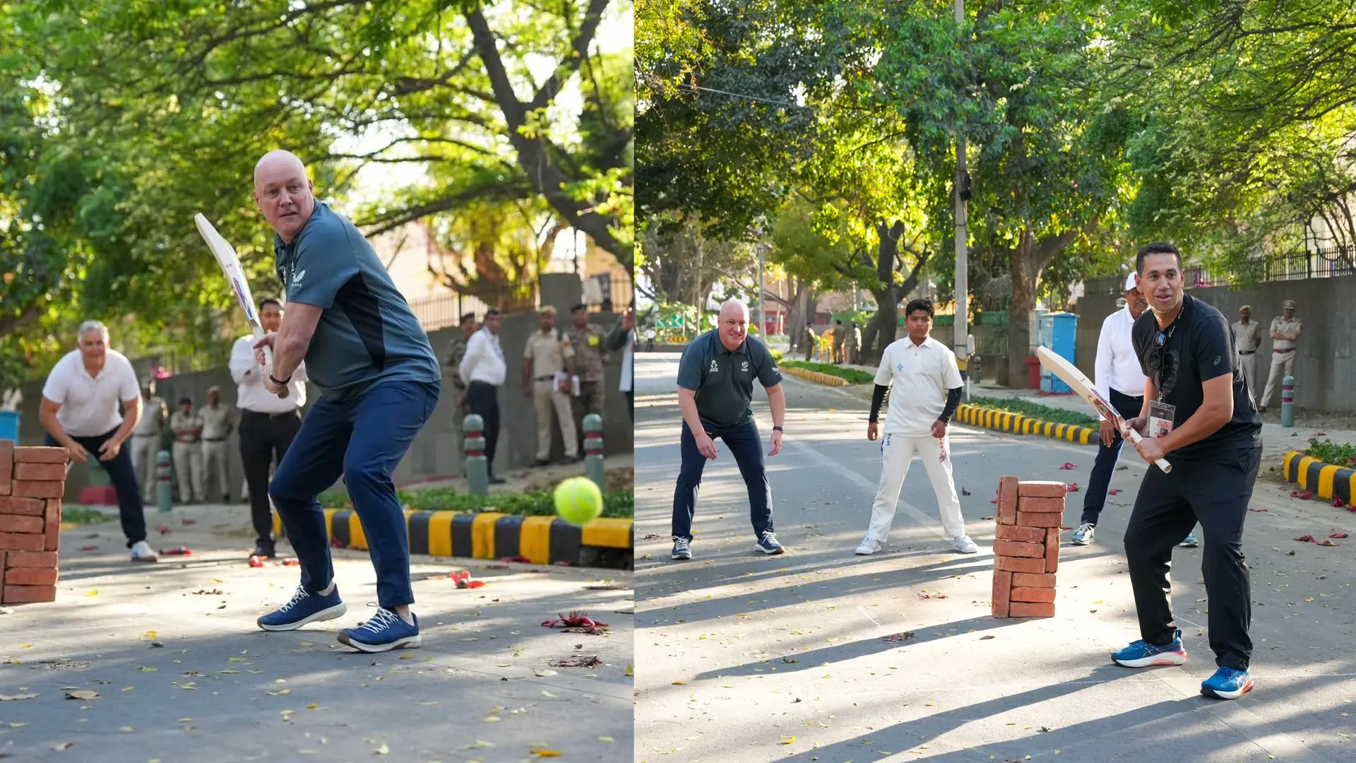 NZ PM Christopher Luxon Enjoys ‘Gully Cricket’ in Delhi with Ross ...