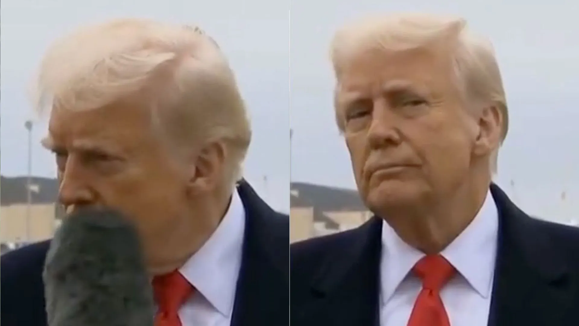 Trump Hit in the Face by Reporter’s Mic, Jokes: ‘She Just Became a Big ...