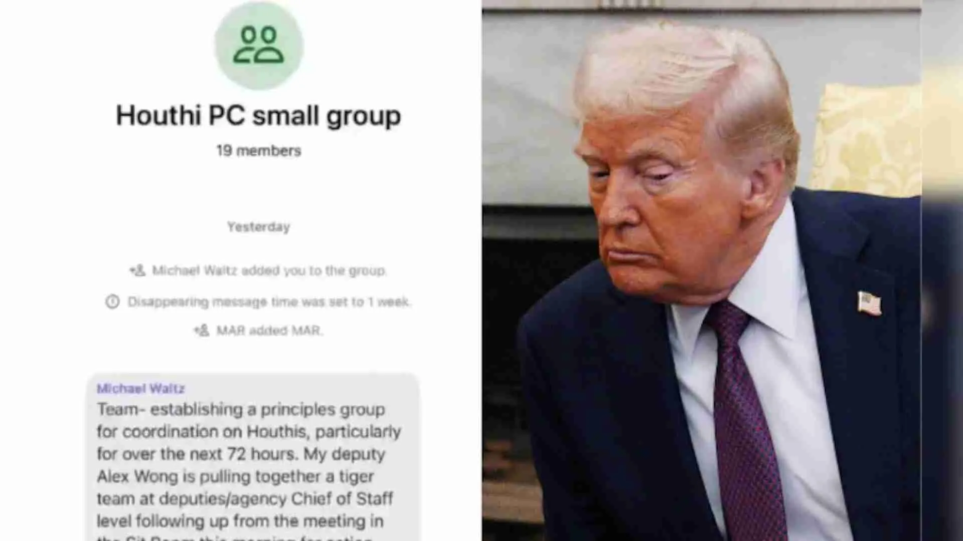 Trump Officials’ Secret Yemen Attack Chats Leak: ‘BAM Shipping’ | WATCH