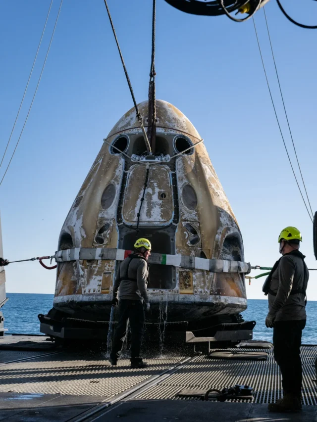Reason Behind SpaceX Dragon Capsule Turning Black During Sunita ...