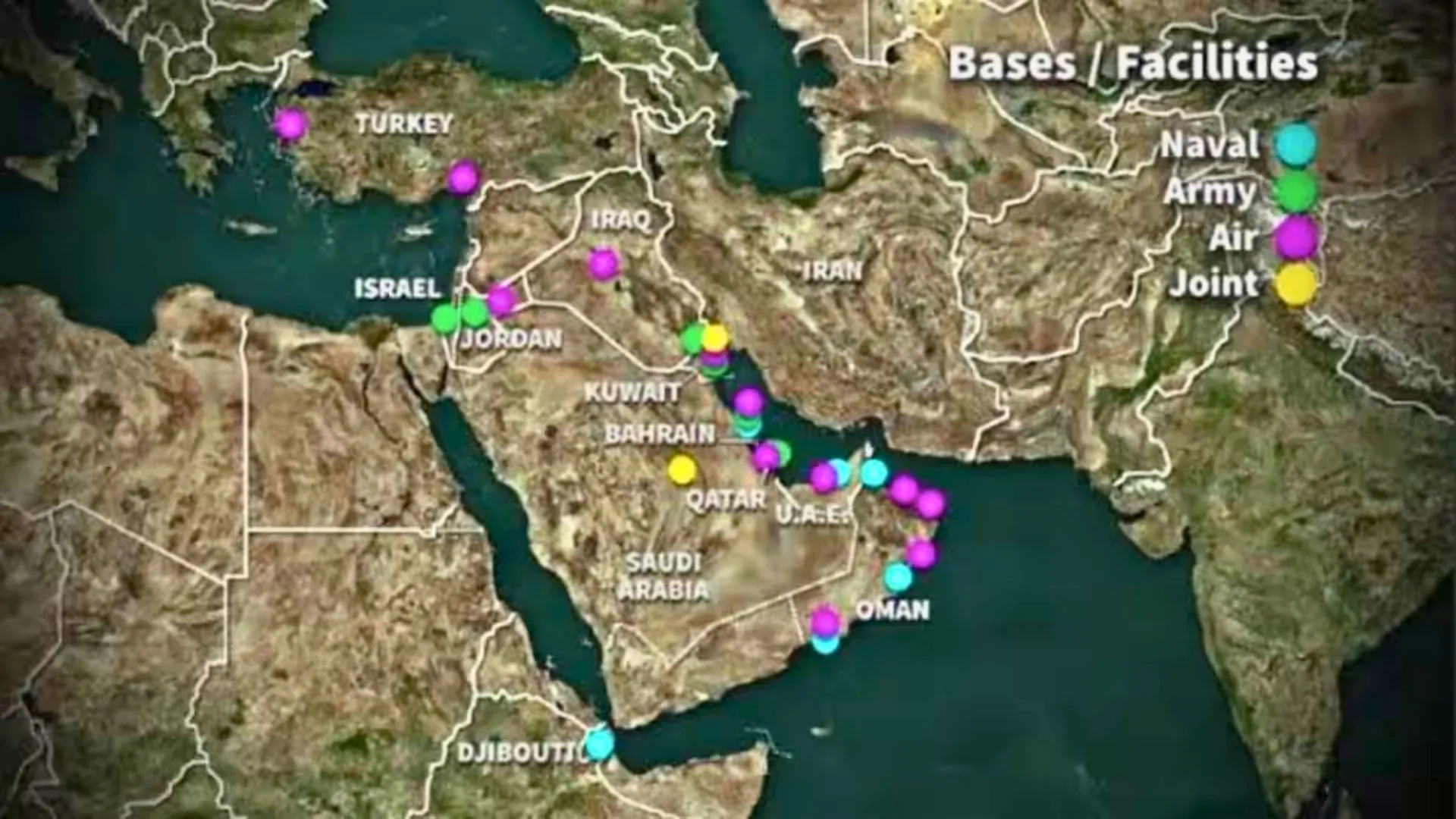 US Bases Face Threat as Iran Vows Retaliation in Middle East